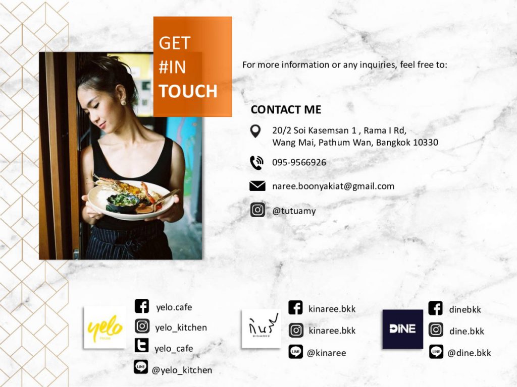 Naree Boonyakiat Thai traditional chef.