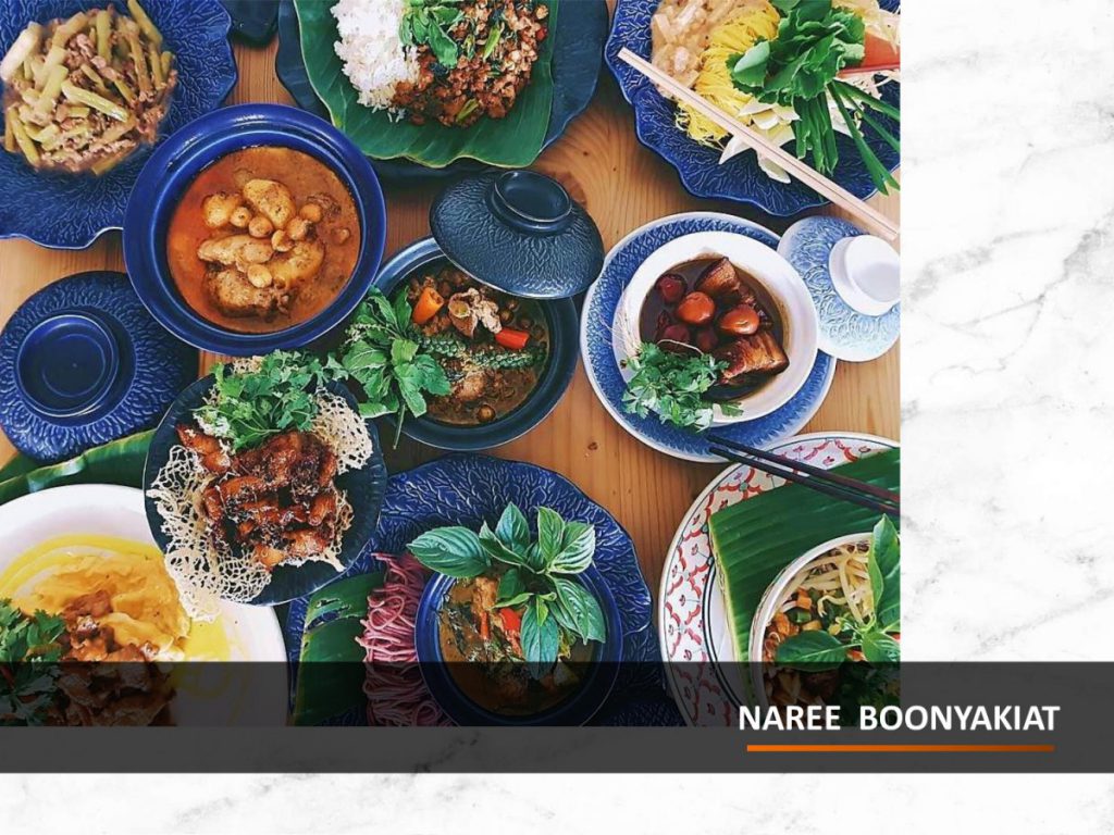 Naree Boonyakiat Thai traditional chef.